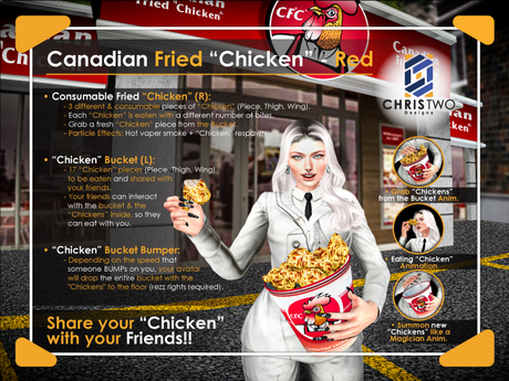 Second Life Marketplace - Canadian Fried "Chicken" Fatpack - [Chris Two ...